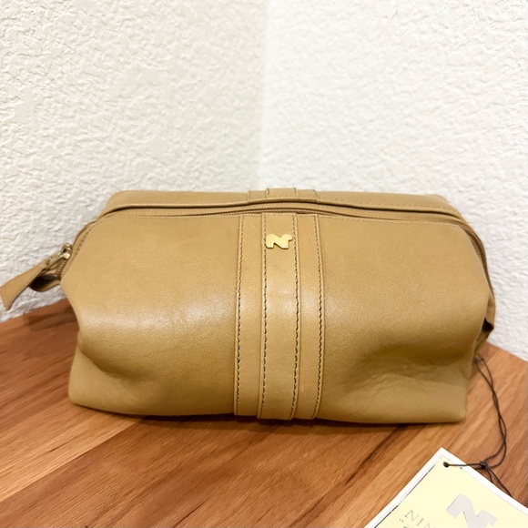 Nina Ricci | Bags | Vintage Nina Ricci Collapsible Camel Tan Leather ...